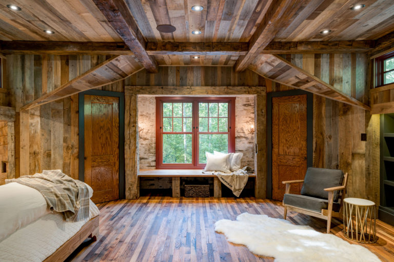 rustic-cabin-wall-treatments-beamed-ceilings | ACM Design Architecture ...