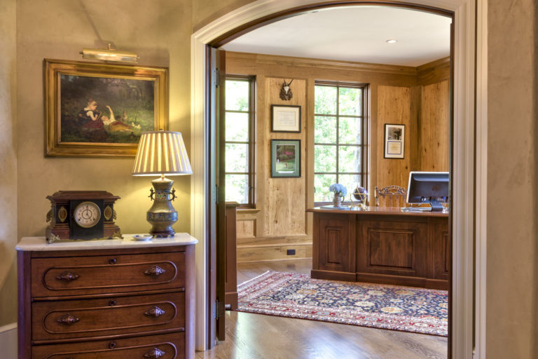 study-office-wood-paneling | ACM Design Architecture & Interiors